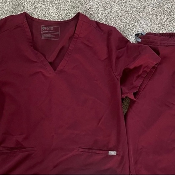 Figs | Other | Figs Burgundy Scrub Set | Poshmark
